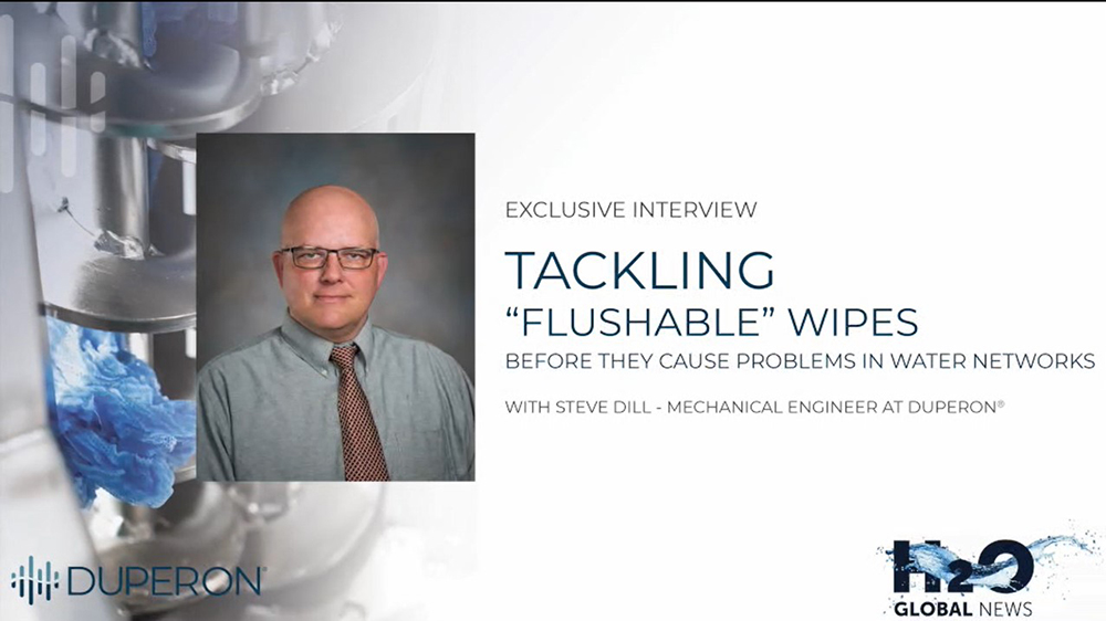 Tackling Flushable Wipes - Our Exclusive interview with Duperon