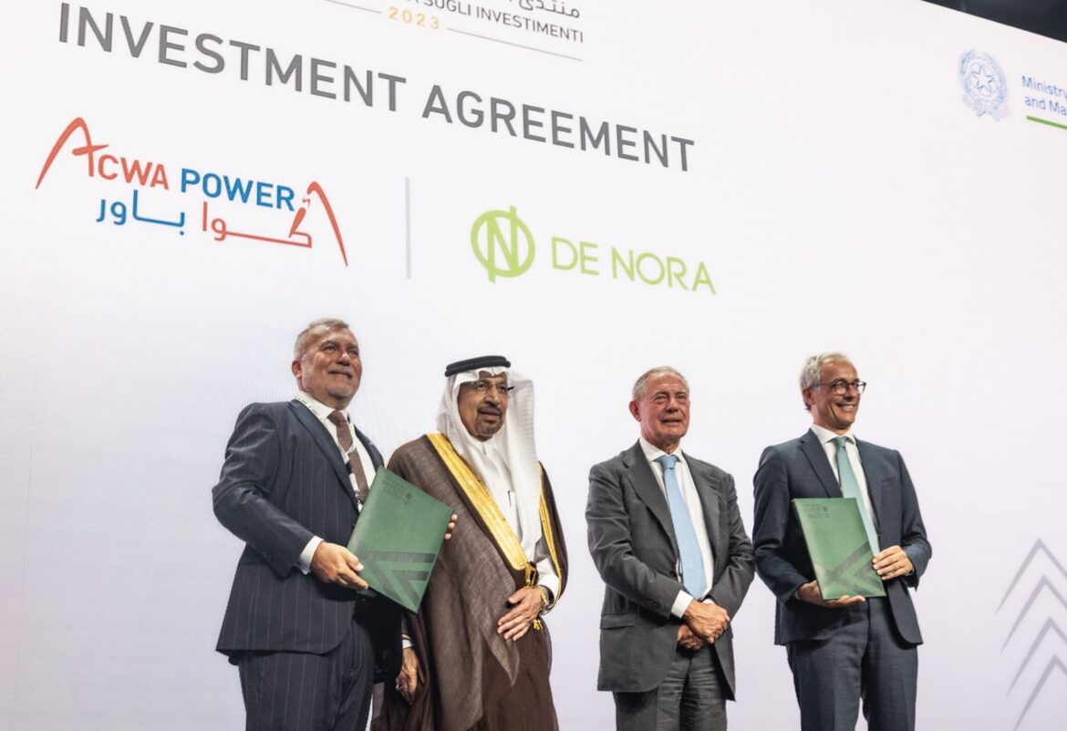 De Nora signs MOU with ACWA Power to accelerate energy transition ...