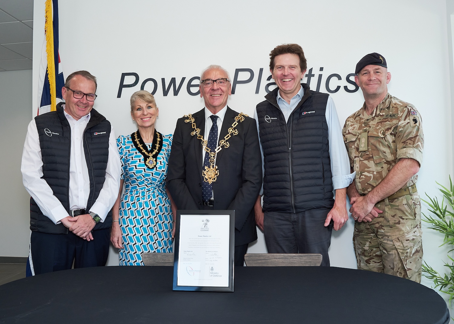 Power Plastics Limited Signs Armed Forces Covenant | H2O Global News