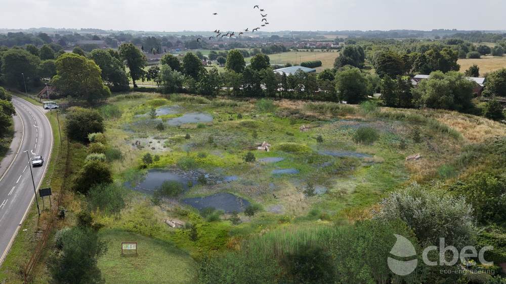 Chalk Stream Wetland Restoration Reconnects Floodplain in Lincolnshire